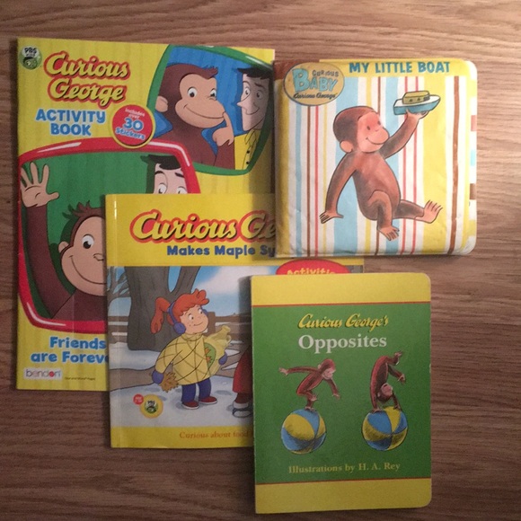 Curious George | Toys | Set Of 3 Curious George Bundle | Poshmark